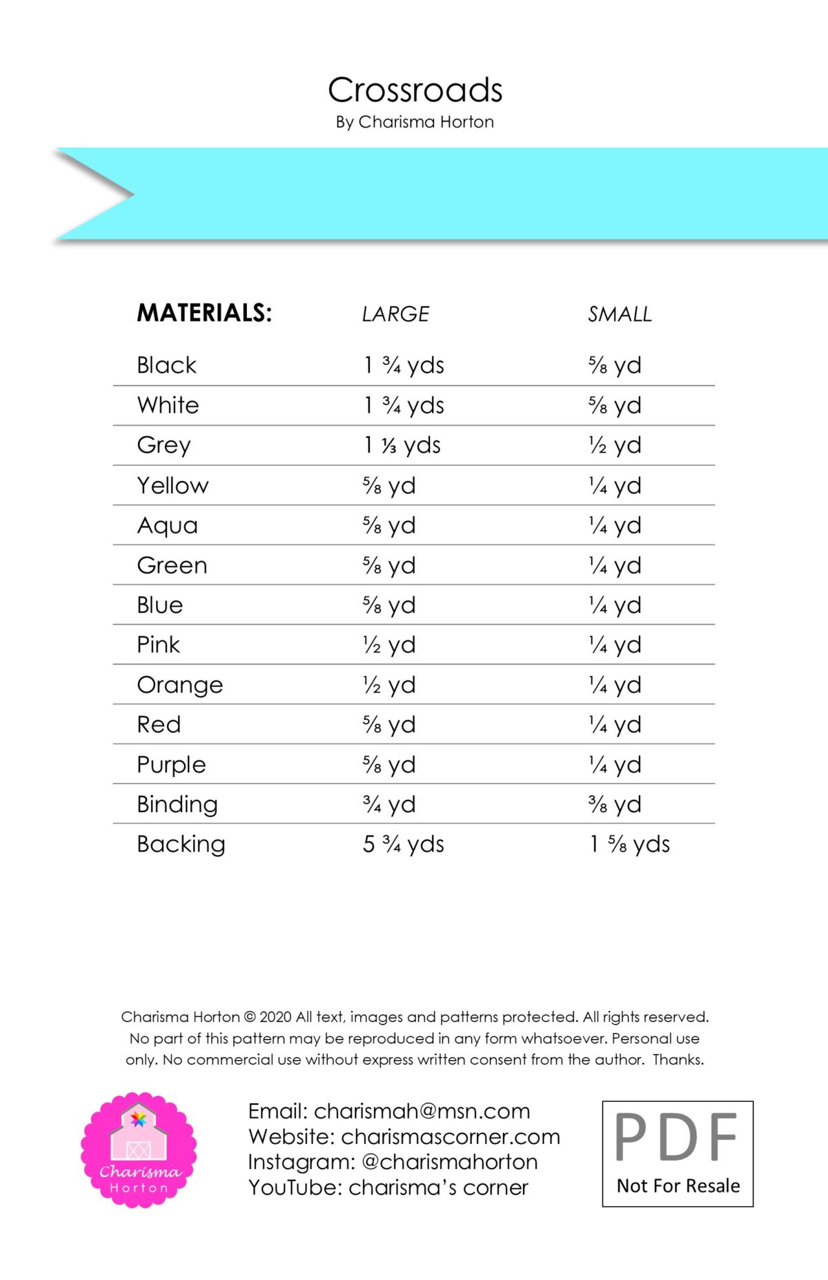 Pattern – Crossroads