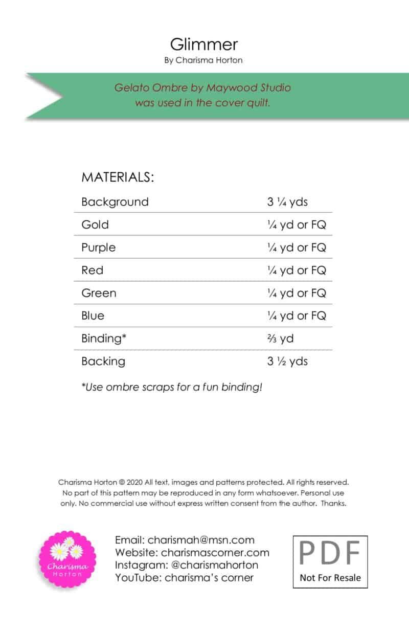 Digital Pattern – Glimmer