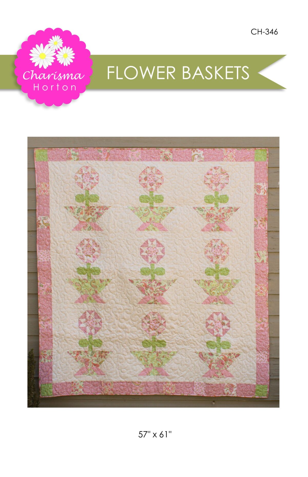 Quilt Pattern – Flower Baskets