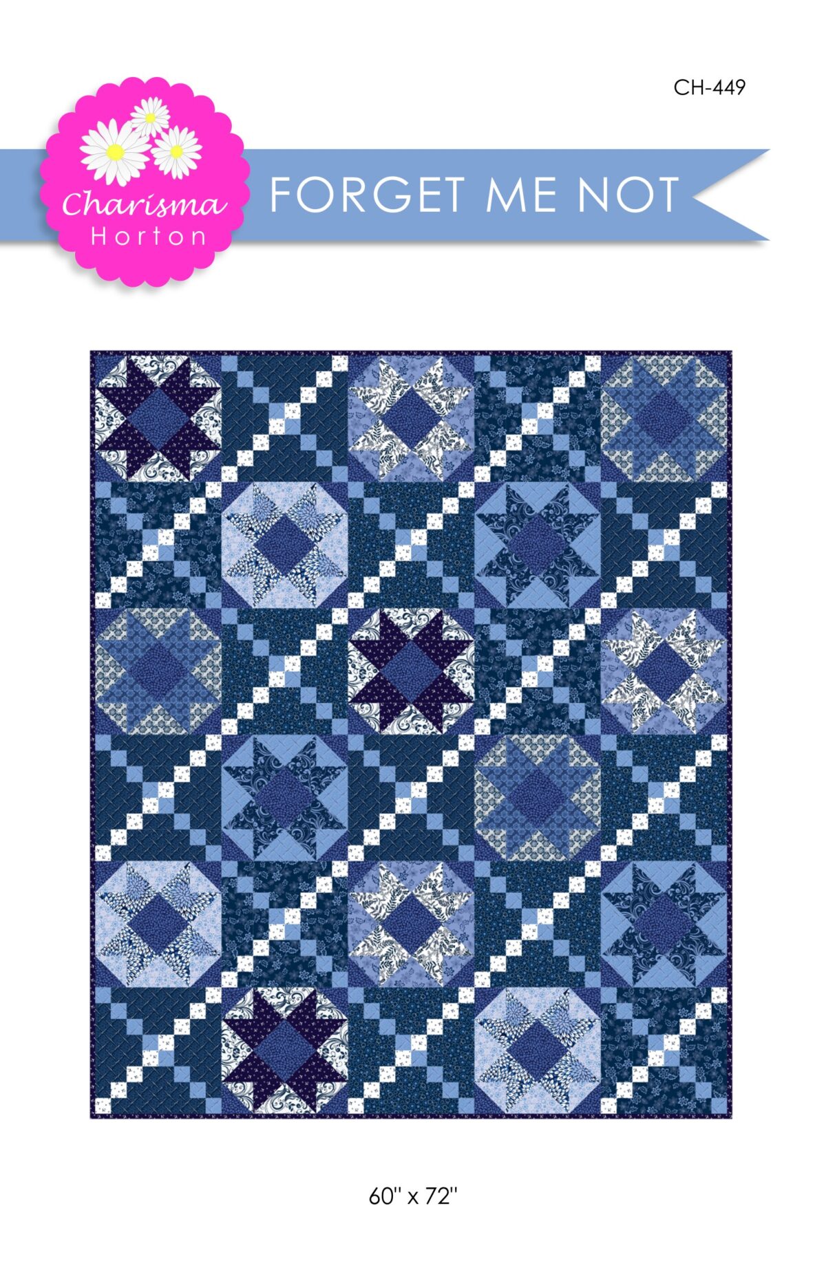 Quilt Pattern ~ Forget Me Not