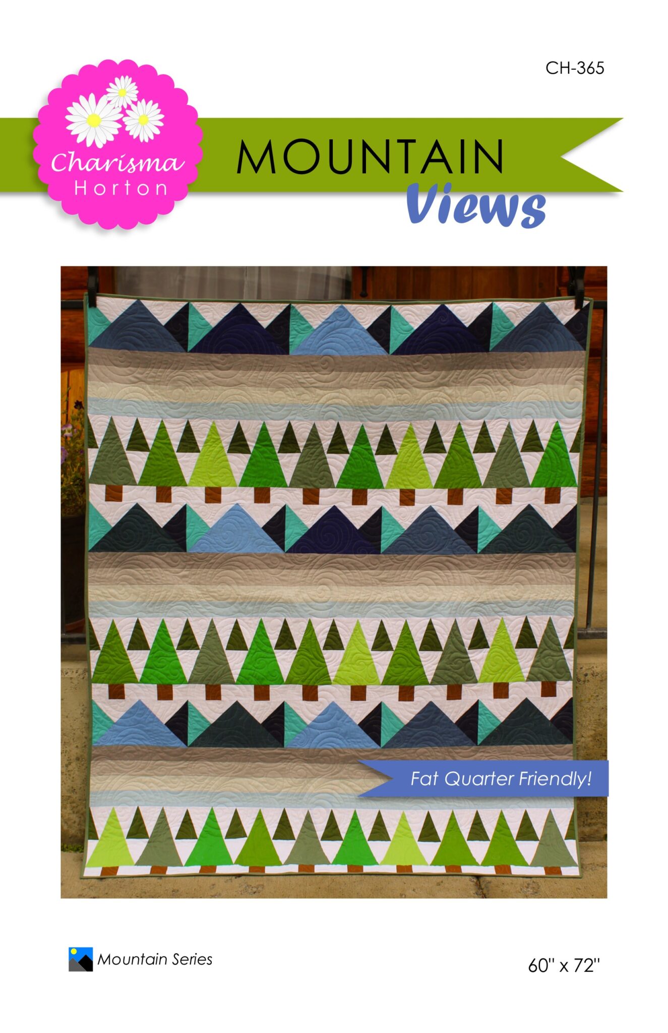 Digital Quilt Pattern ~ Mountain Views