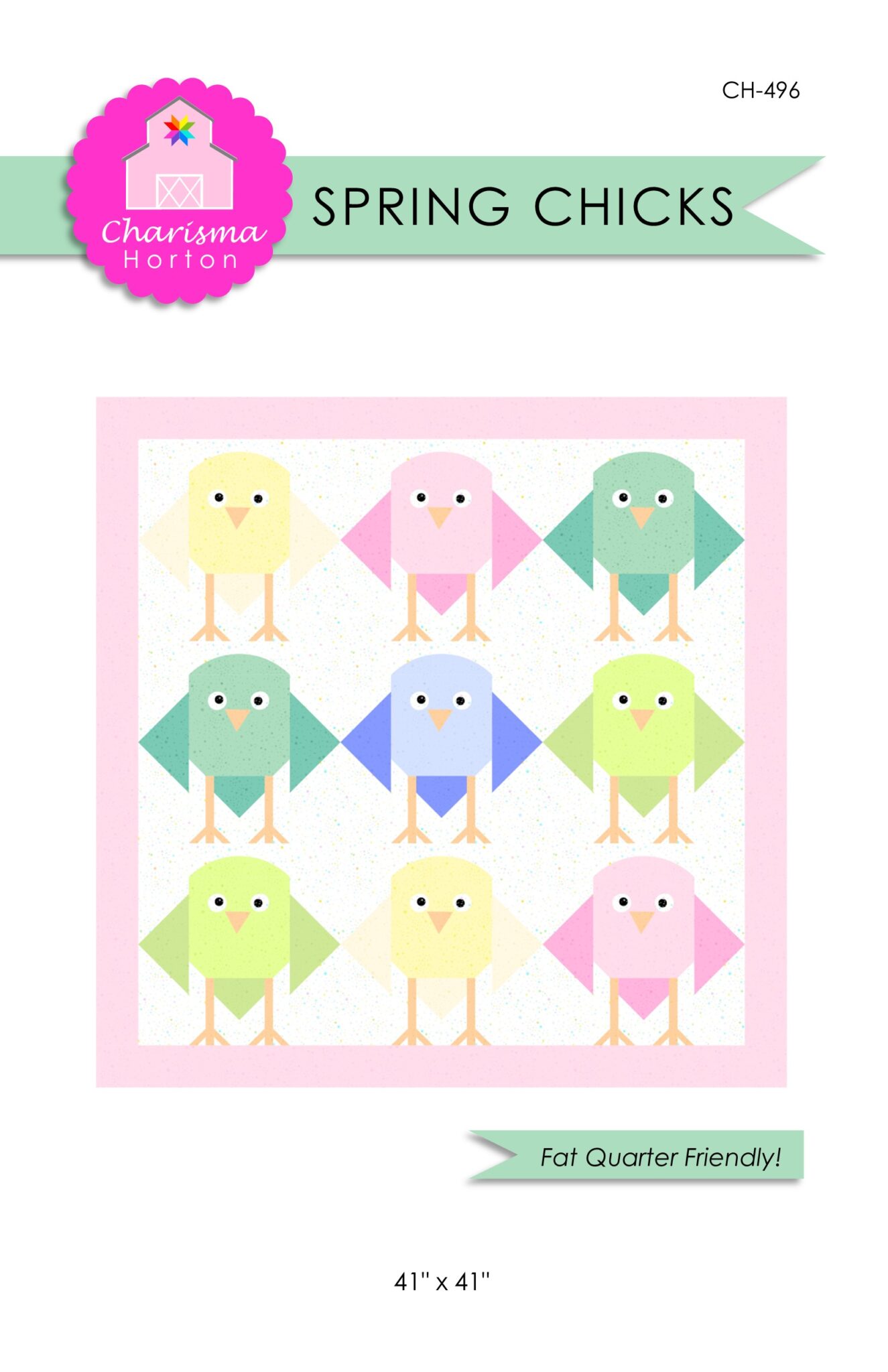 Digital Quilt Pattern ~ Spring Chicks