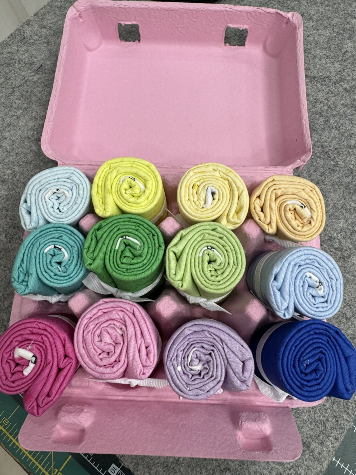 Quilt Kits ~ Pink Egg Carton Chicken Scratch FQ bundle