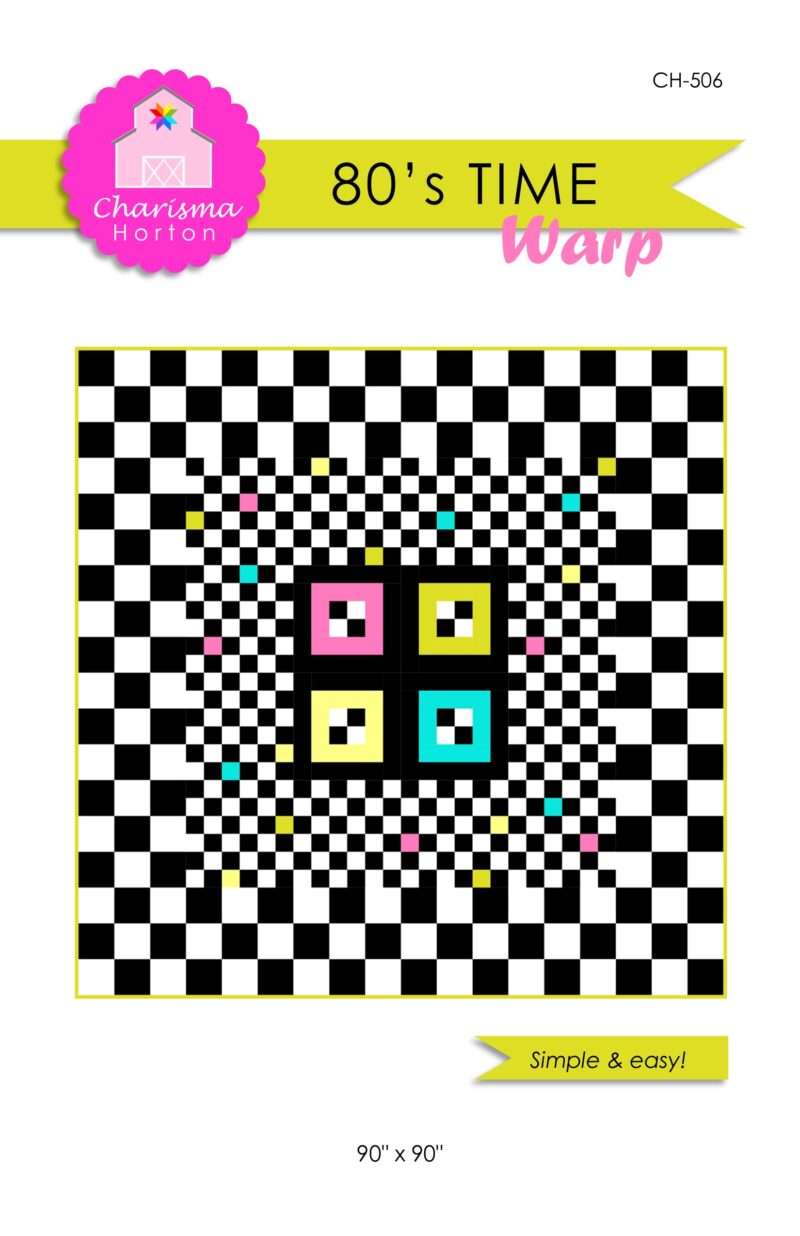 Digital Quilt Pattern ~ 80’s Time Warp