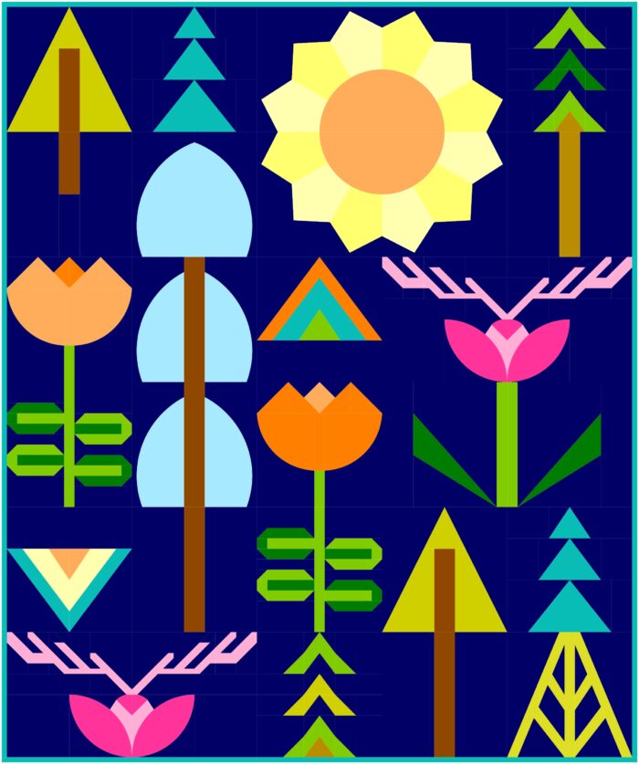 Digital Pattern ~ Nature Walk