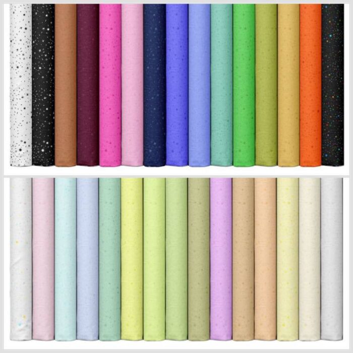 Fabric ~ 1 yard cuts of all 30 colors of Chicken Scratch